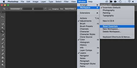 How To Reset Your Photoshop Settings Hanson Itch