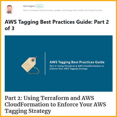 Jeff Barr ☁️ 🏠 💉 On Twitter Aws Tagging Best Practices Guide Part 2 Of 3 Using