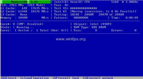How To Test Diagnose RAM Memory Problems WinTips Org