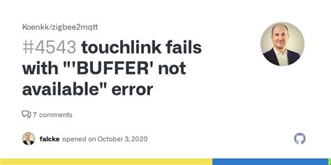 Touchlink Fails With Buffer Not Available Error · Issue 4543