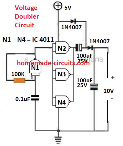Simple Circuits Using IC NAND Gates Homemade Circuit Projects