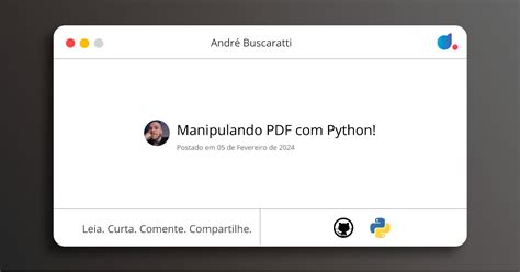 manipulando pdf com python andré buscaratti github python dio