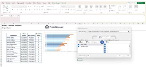 How To Create A Project Timeline In Excel Free Template Included ProjectManager
