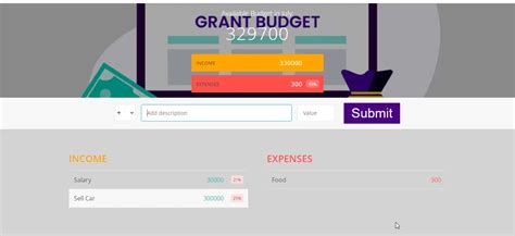 Budgeting Expense System In Javascript Free Source Code Sourcecodester