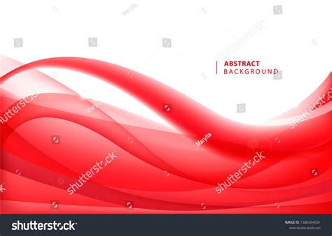 Vector Abstract Red Wavy Background Curve Stock Vector Royalty Free 1380394031 Shutterstock