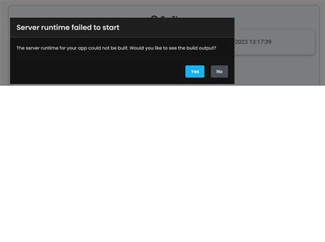 Could Not Launch Server Runtime Image Build Failed After A Pause Anvil Qanda Anvil