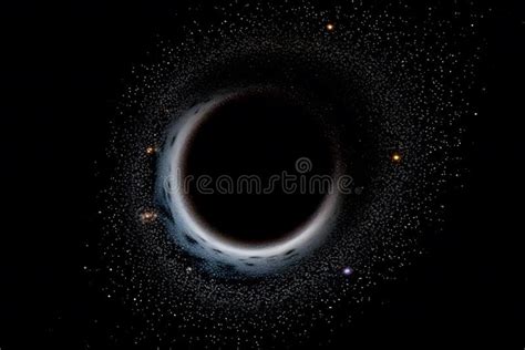 Black Hole In Space Neural Network Ai Generated Stock Illustration Illustration Of Effect