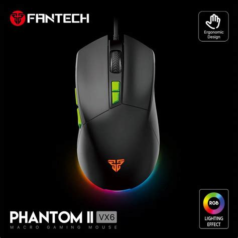 Fantech Phantom Ii Vx6 Macro Gaming Mouse