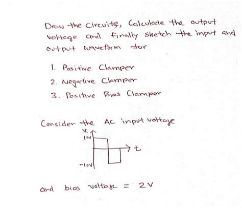 Solved Draw The Circuite Calculate The Output Voltage And Chegg