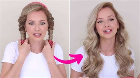 Easy Heatless Curls Using A Headband Diy Joy