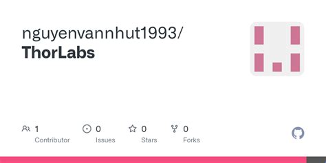 Github Nguyenvannhut1993thorlabs