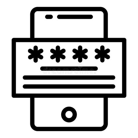 2fa Two Factor Verification Icon E Mail Password Stock Vector Illustration Of Security Login