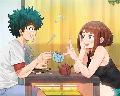 Deku Uraraka Wallpapers Top Free Deku Uraraka Backgrounds Wallpaperaccess