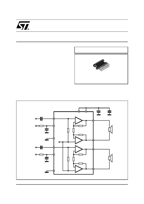 TDA7266SA datasheet(1/11 Pages) STMICROELECTRONICS | 7W+7W DUAL BRIDGE ...