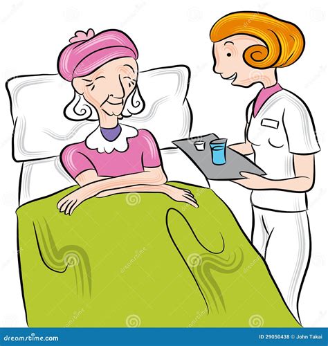 Senior Medication Stock Vector Illustration Of Recovering 29050438