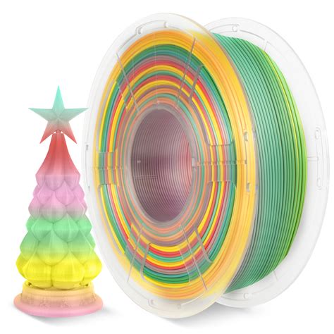 Sunlu Silk Pla Rainbow 1 75mm Køb Hos 3dprintaarhus Dk