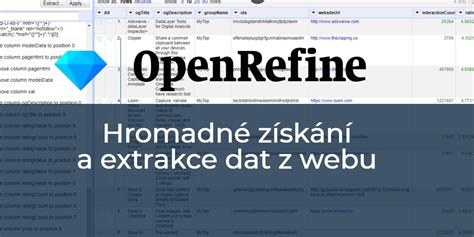 Hromadné Získání Dat Z Webů Web Scraping S Openrefine