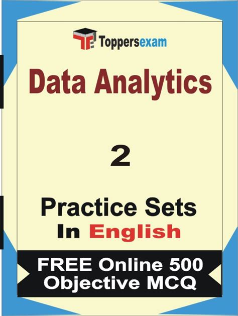 Best Book For Data Analytics Test Practice Sets In English Data Analytics Test Book Mock Test