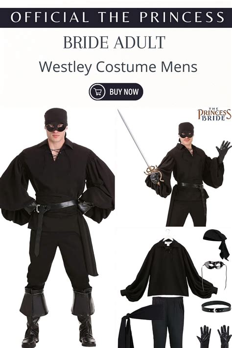 Mens Princess Bride Westley Costume Adult Officially Licensed En 2024