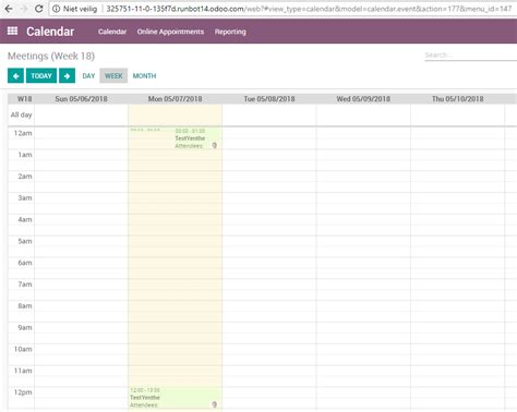 Calendar Meeting Starting Today 12 Am Doesnt Appear On Calendar