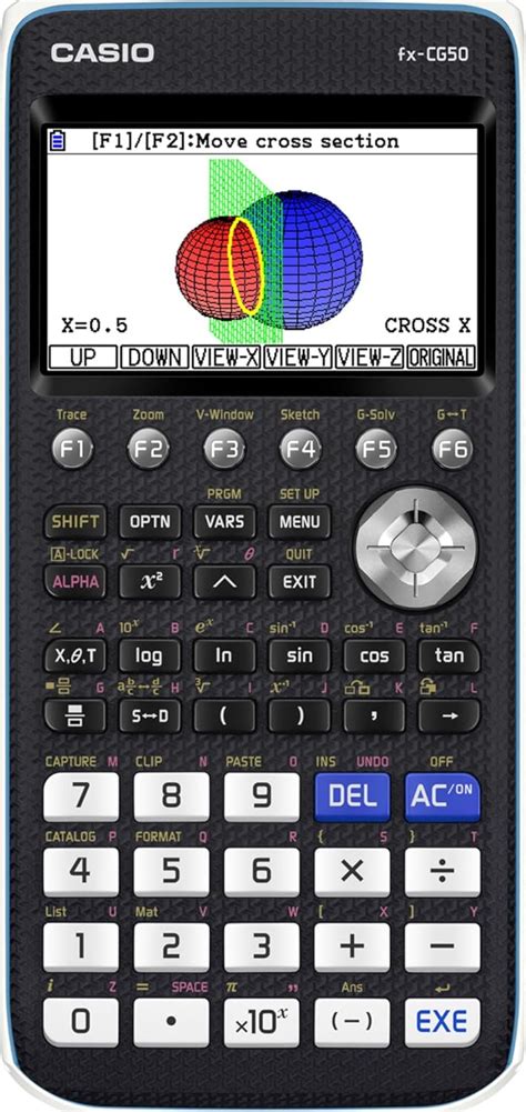 Casio Prizm Fx Cg50 Color Graphing Calculator Amazon Fr Fournitures De Bureau