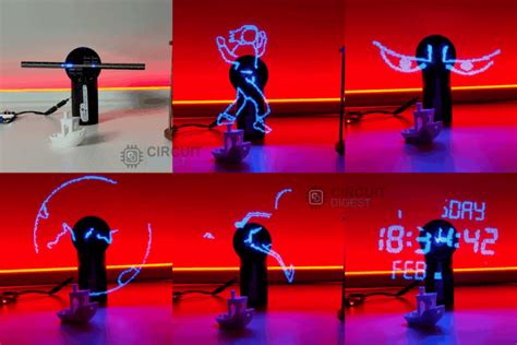 Built A Esp32 Pov Display And It Looks Super Cool Rtechnology