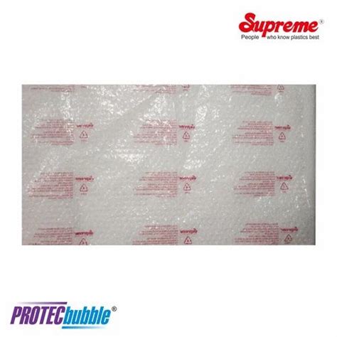 Supreme Protec Bubble Flexible Air Bubble Wrap Flim Sheet Width 18