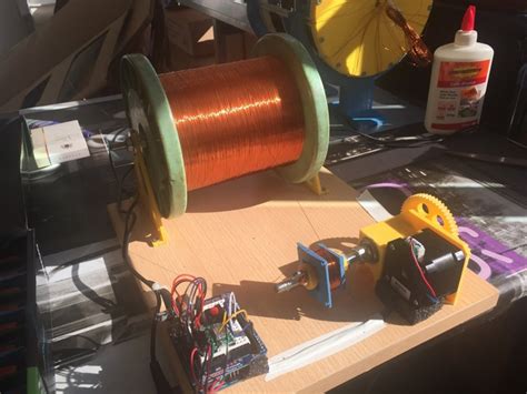 3d Printed Arduino Controled Coil Winder With Nema 17 By Iongurguta