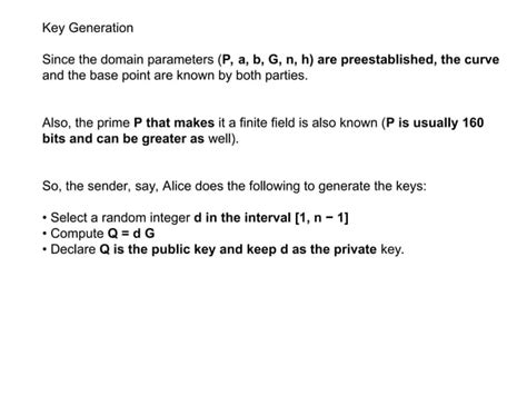 Elliptic Curve Digital Signature Algorithm Ecdsappt