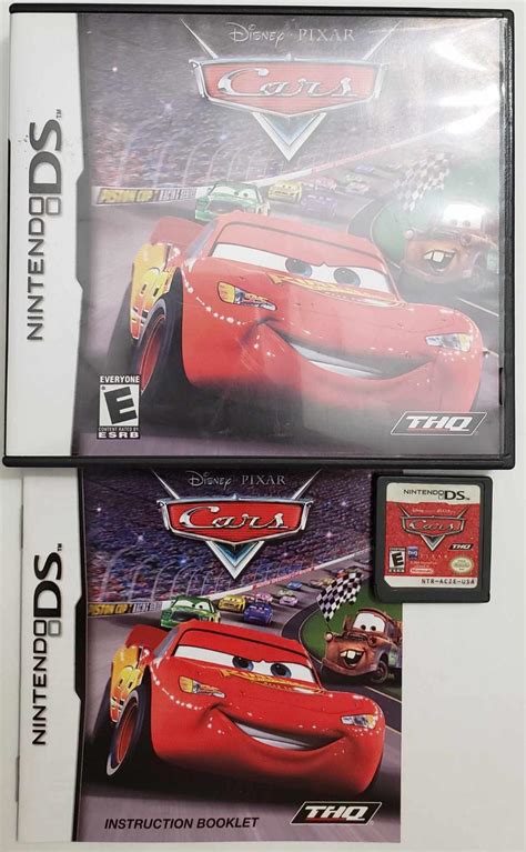 Cars Item Box And Manual Nintendo Ds