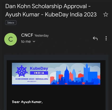 ayush kumar on linkedin cncf kubeday