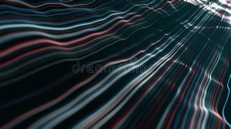 Abstract Flowing Particle Lines Data Concept Background Loop Stock Video Video Of Connection