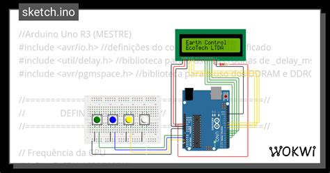 Projeto 2 V01 Mestre Wokwi Esp32 Stm32 Arduino Simulator