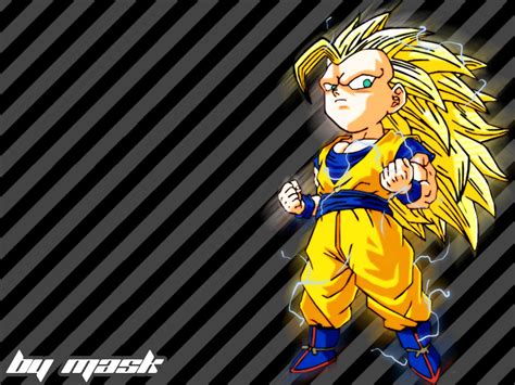 Goku Ssj3 Chibi Wallpaper By Mask16 On Deviantart