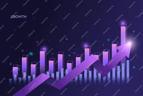 주식 시장 금융 배경입니다 그래픽 개념의 주식 시장 또는 외환 거래 그래프 프리미엄 벡터