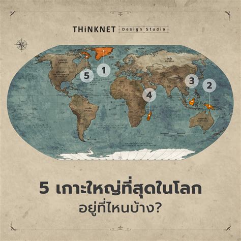 Aaab 🏝️ รู้หรือไม่ว่า 5 เกาะใหญ่ที่สุดในโลก อยู่ที่ไหนบ้าง “เกาะ” เป็นส่วนของแผ่นดินที่