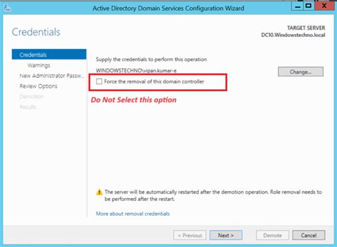 How To Demote A Domain Controller Step By Step Guide Windowstechno