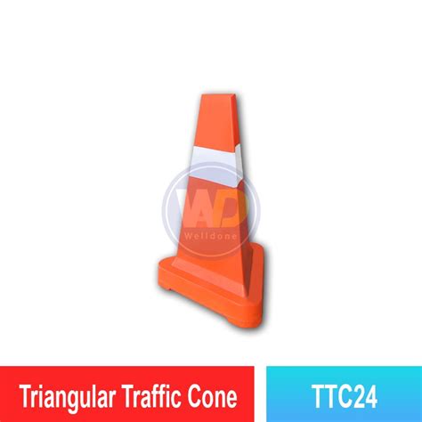 Ttc24 Triangular Traffic Cone 24 Quality Safety Cone My Welldone