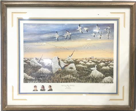 Lot Signed And Numbered J E Partee Jr Lithograph