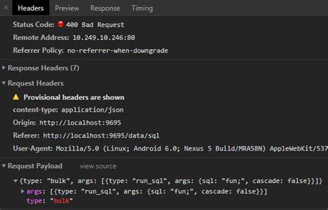 Hasura Console Doesnt Shows Error Notifications In Run Sql In Cli Mode · Issue 2438 · Hasura