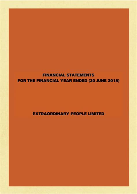 Our Reports ExtraOrdinary People