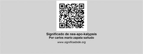 Nea Apo Kalypsis Significado De Nea Apo Kalypsis Por Carlos Mario