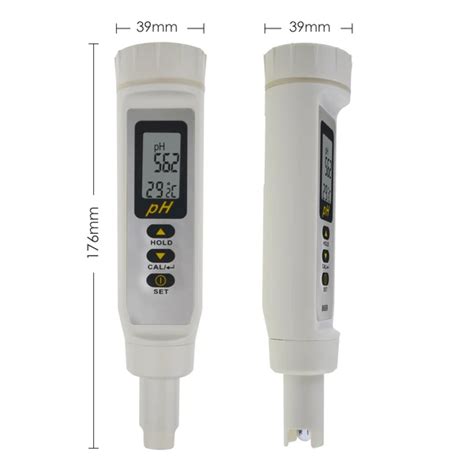 Digital Waterproof Pen Type Ph Meter And Thermometer W 1 Touch Multi