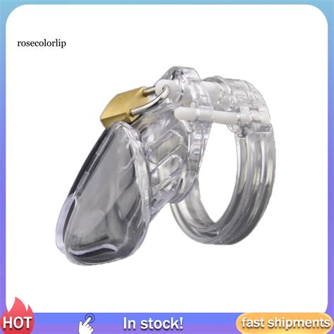 Roc Penis Device Male Chastity Control Cock Lock Cage With Ring Sex