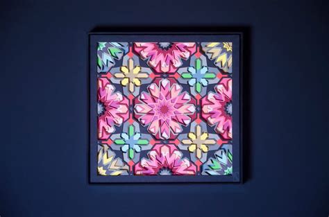 Spectral Matrix Multi Layered Paper Art By Zubin Jhaveri Daily