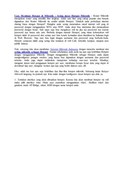 Bandwidth Limit Di Mikrotik Pdf