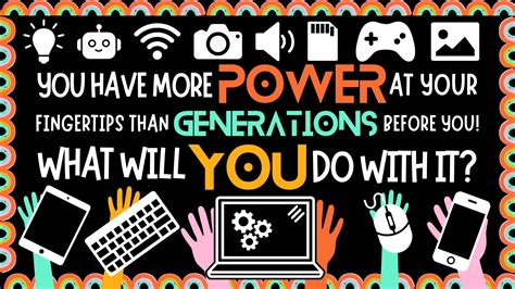 Techie Bulletin Board Kit Computer Lab Decor Technology Class