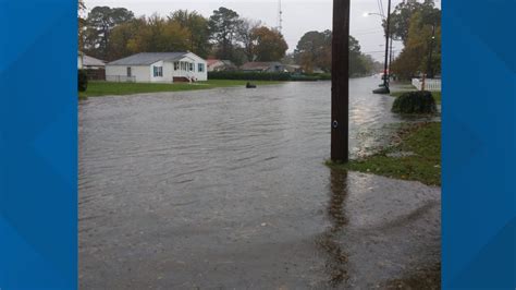 Virginia Beach Roads Blocked Some Neighborhoods Flooded
