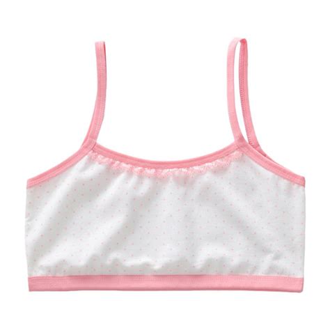 Puberty Girls Cotton Underwear Polka Dot Print Tra Grandado