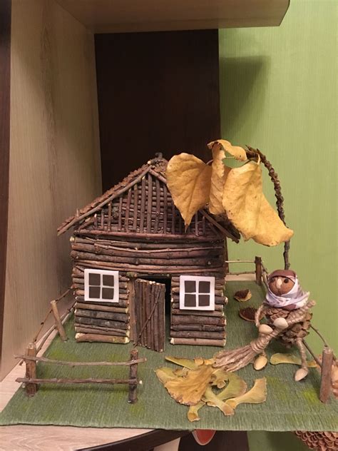 Поделка в садик Fall Arts And Crafts Fall Crafts Diy Mini Doll House